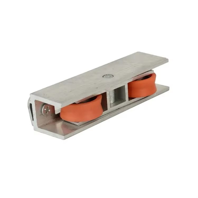 Adjustable Nylon Wheel Sliding Door Rollers with Aluminium Bracket